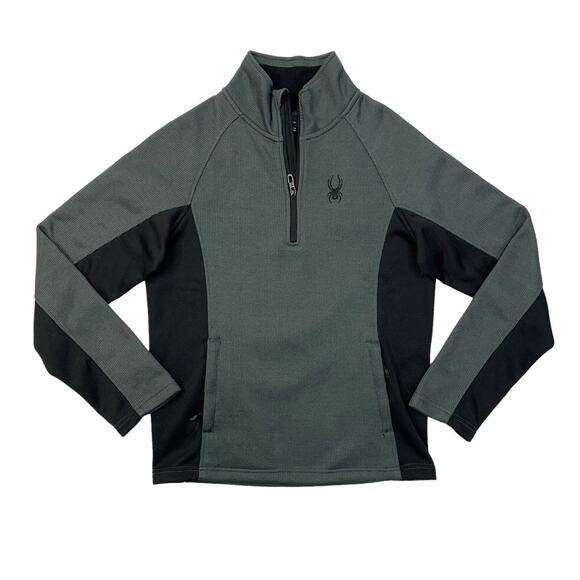 Spyder | Shirts | Spyder Sweatshirt Mens S Small Grey Black Outbound ...